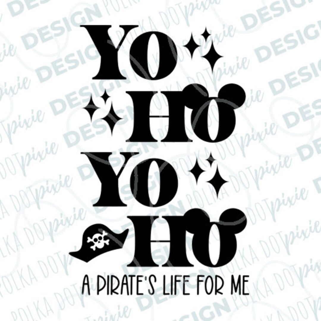 Yoho Pirate Night DCL SVG Digital Download PNG Matching Family Shirts ...