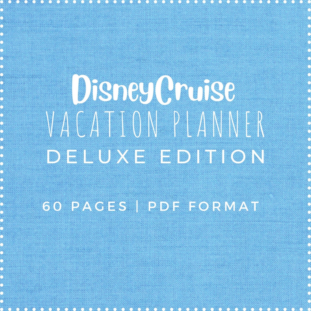 PLANNER Cruise Vacation Planning Worksheets Fill in Printable | 60 ...