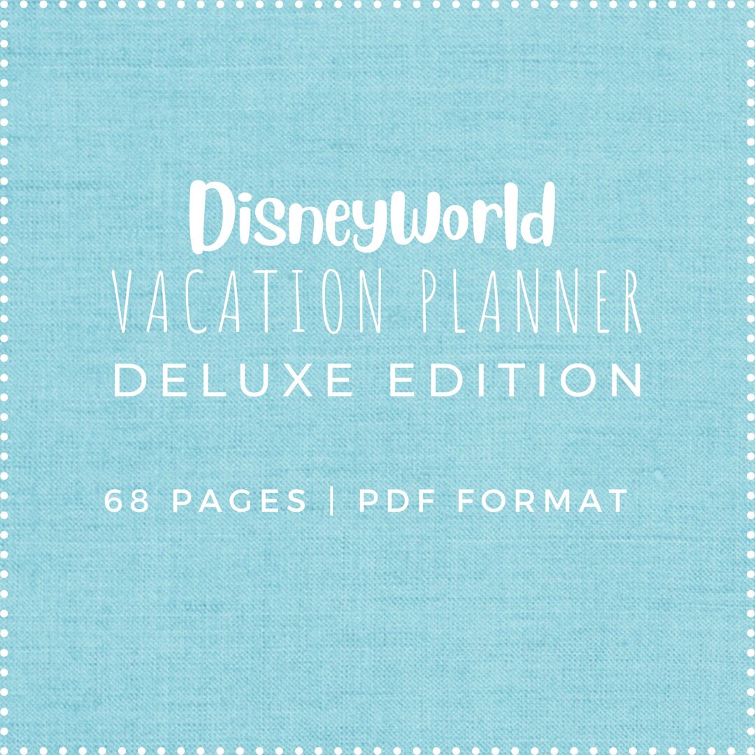 PLANNER Vacation Planning Worksheets Fill in Printable | 68 PAGES ...