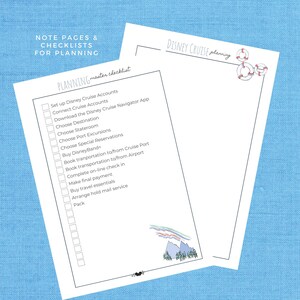 PLANNER Cruise Vacation Planning Worksheets Fill in Printable | 60 ...