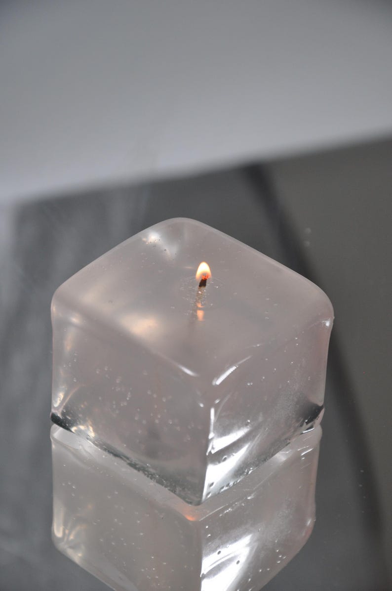 Ice Candle - Transparent Gelwax Summer Candle Gift, Wow Effect Candle ...