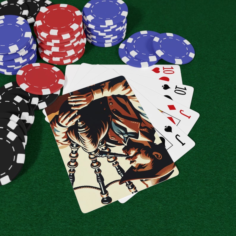 Cowboy Piper Playing Cards - Wild West Meets Scottish Bagpipes - Unique ...
