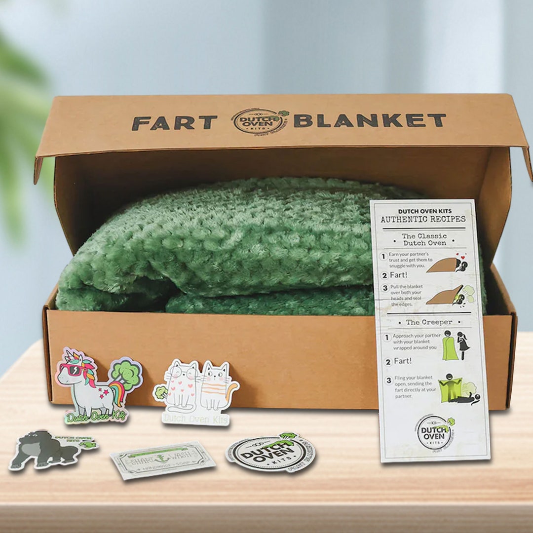 Fart Blanket Gift Box by Dutch Oven Kits Funny Boyfriend - Etsy