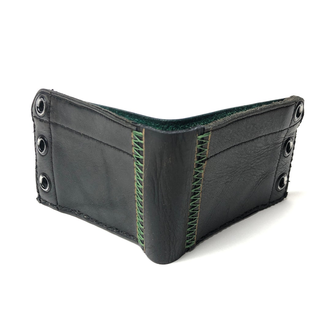 Repurposed Vietnam War US Army Boots Handmade Bifold Leather Wallet for ...
