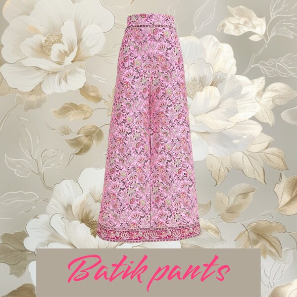 Batik Pants - Etsy