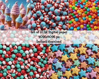 4k Digital Paper Pack, Background Papers, High Resolution Images ...
