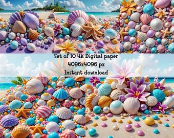 4k Digital Paper Pack, Background Papers, High Resolution Images ...