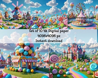 4k Digital Paper Pack, Background Papers, High Resolution Images ...