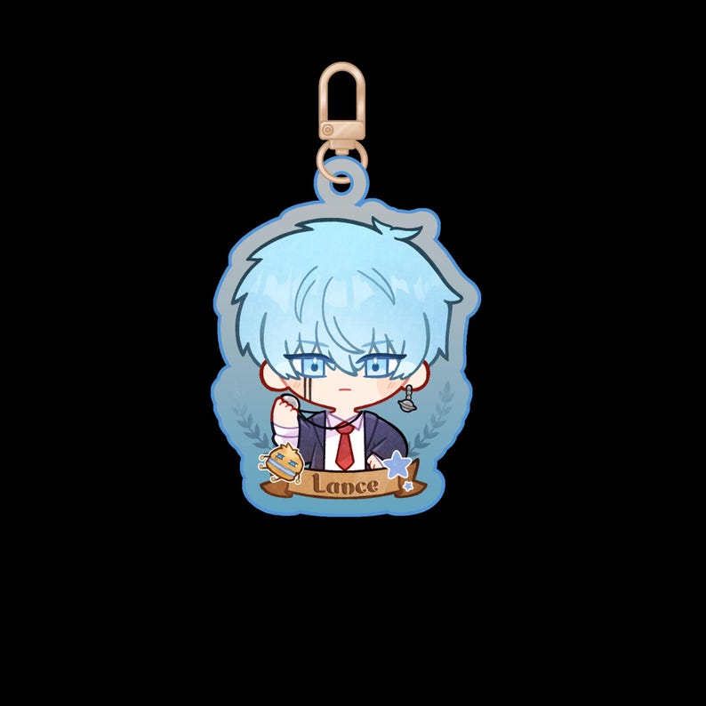 Mashle Keychain : Magic and Muscles - Mash , Finn , Lance , Rayne ...
