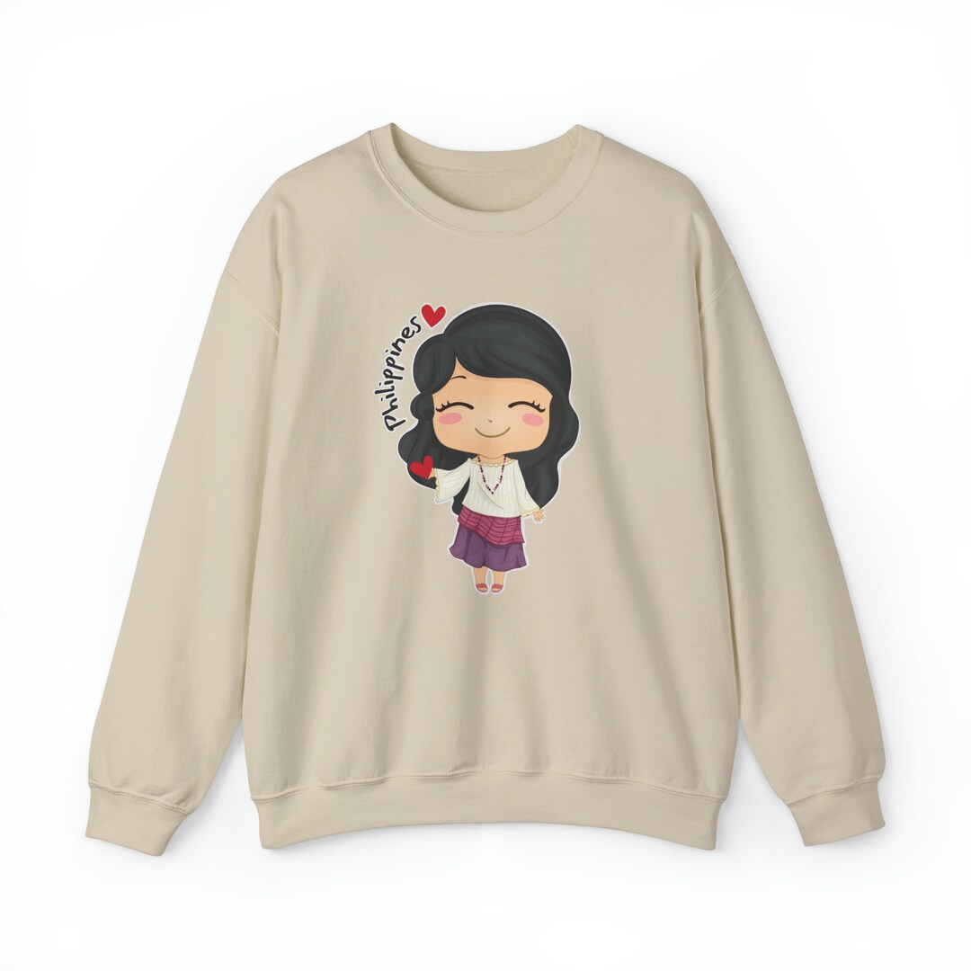 Chibi Filipina Pinoy Filipino Women's Sweatshirt - Etsy