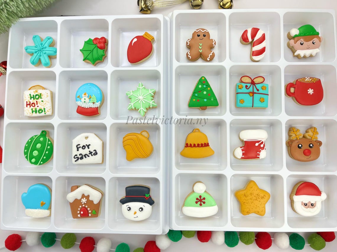 Christmas Cookie Advent Calendar, Christmas Gift, Great Gift Idea for ...