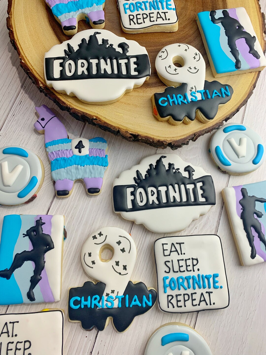 V Bucks Cookies, Game Cookies , Comtroller Cookies, Birthday Cookies ...
