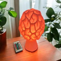 Shimmering Amanita Fungi Lamp | Fungus Light | Nature Decor - Etsy