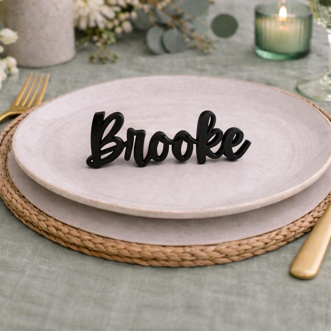 Wedding Place Cards, Birthday Name Tags, Wedding Table Decor ...