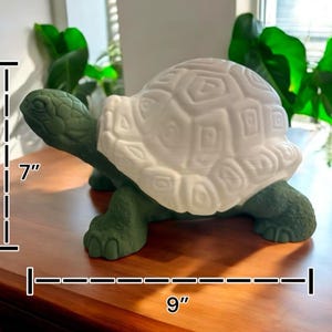 Glowing Turtle Table Lamp - USB LED Lamp, 15 Colors, Dimmable With ...