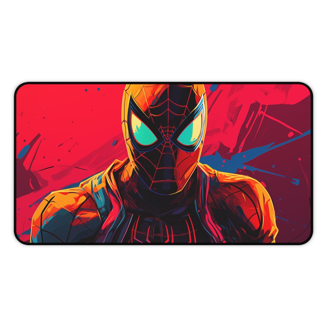 SPIDERMAN DESK MAT Spider Man Mouse Pad Marvel Purple Mouse Pad Gaming ...