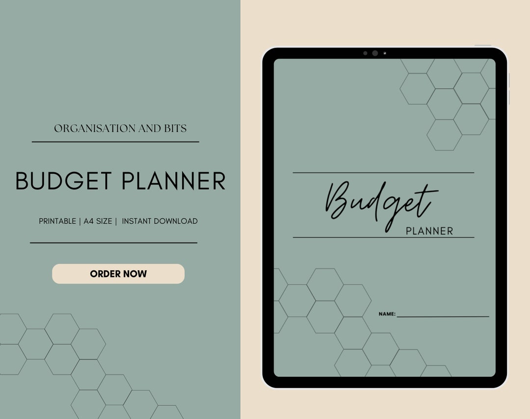 Digital Budget Planner | Printable | Finance Planner | Instant Download ...