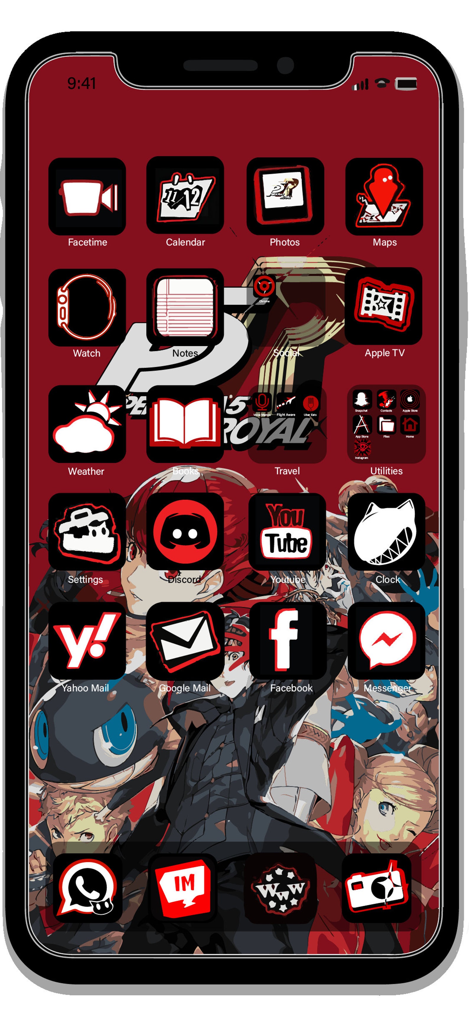 Persona 5 Royal Themed App Icons - Etsy