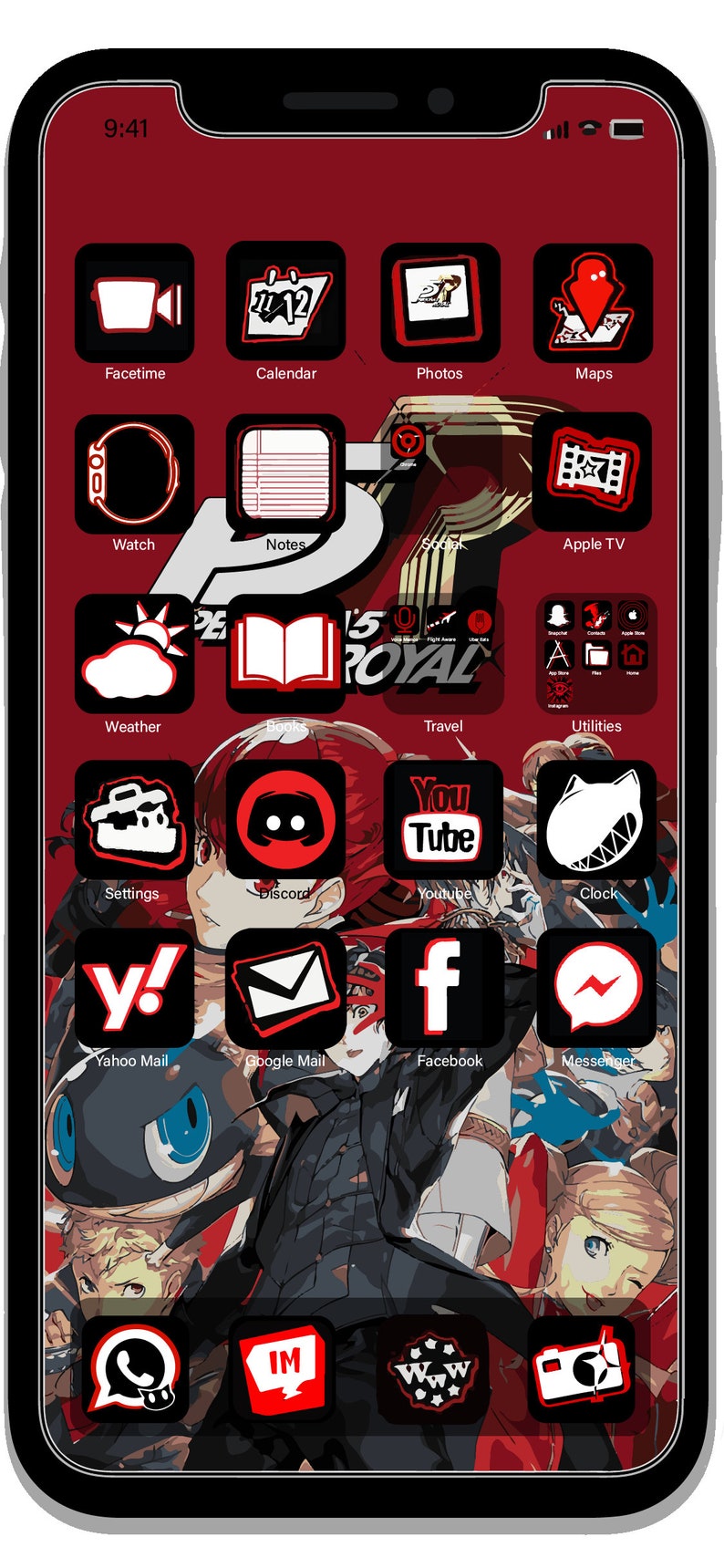 Persona 5 Royal Themed App Icons - Etsy