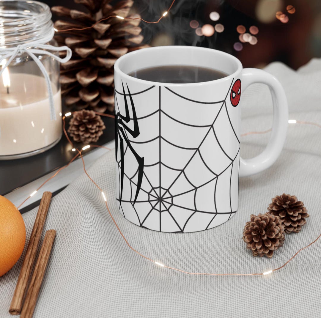 US, Spiderman and Venom Mug, Marvel Comics Coffee Cup, Superhero Fan ...