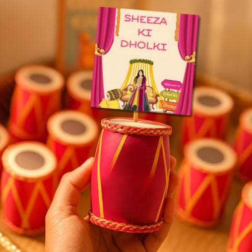 Methai Topper Mehndi Tags Favour Sticker Muslim Desi Pakistani Wedding ...