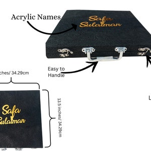 Acrylic Heart Shape Nikah Thumbprints Board Frame Personalized Muslim ...