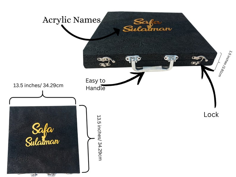 Acrylic Heart Shape Nikah Thumbprints Board Frame Personalized Muslim ...