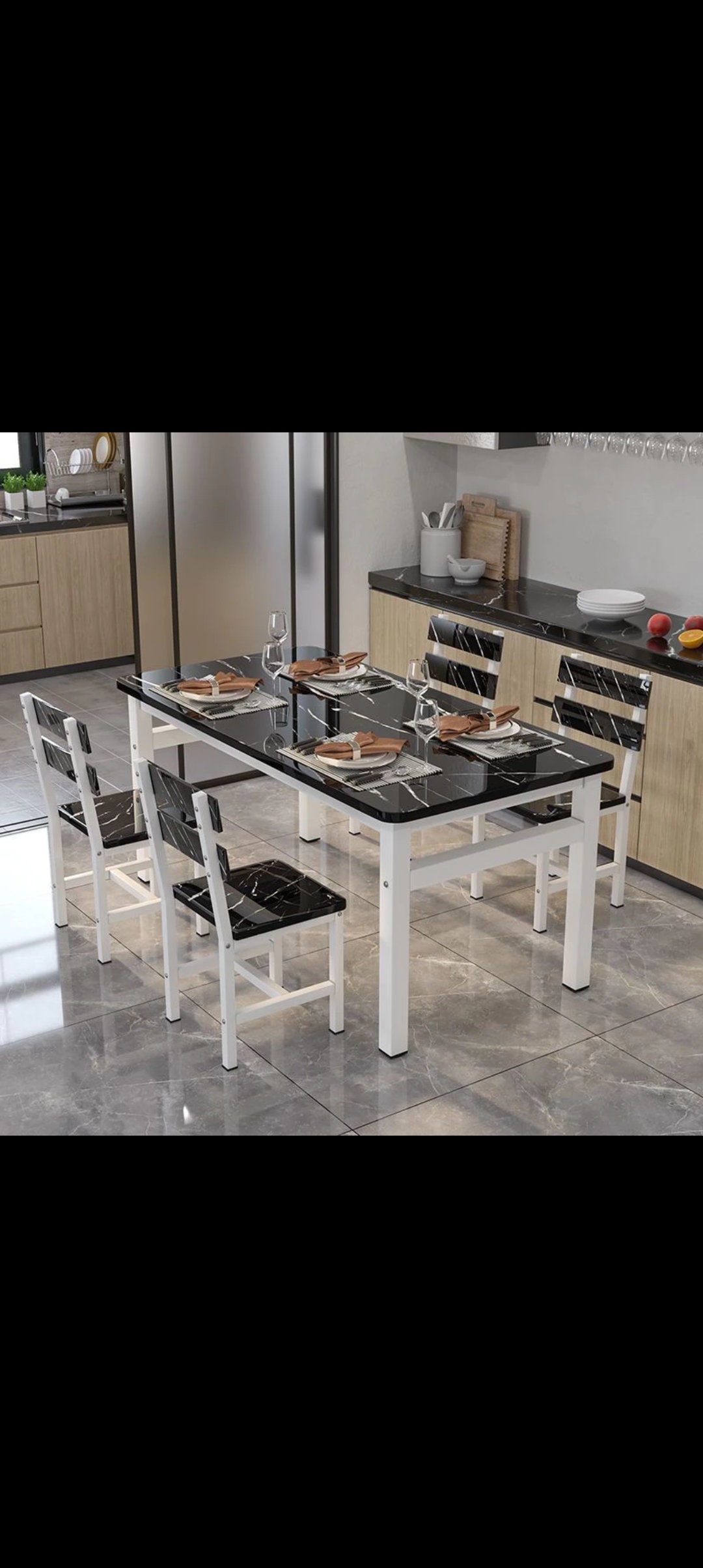 Simplicity Dining Table and Chair Package With 4pcs Chair - Etsy