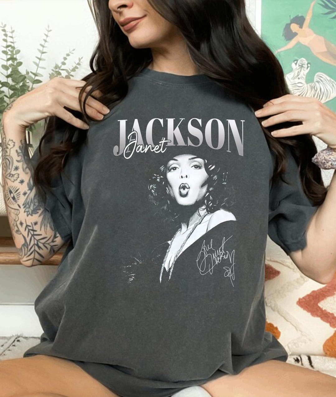 Janet Jackson Png, Janet Jackson Concert Tour Shirt Png, Funny Janet ...