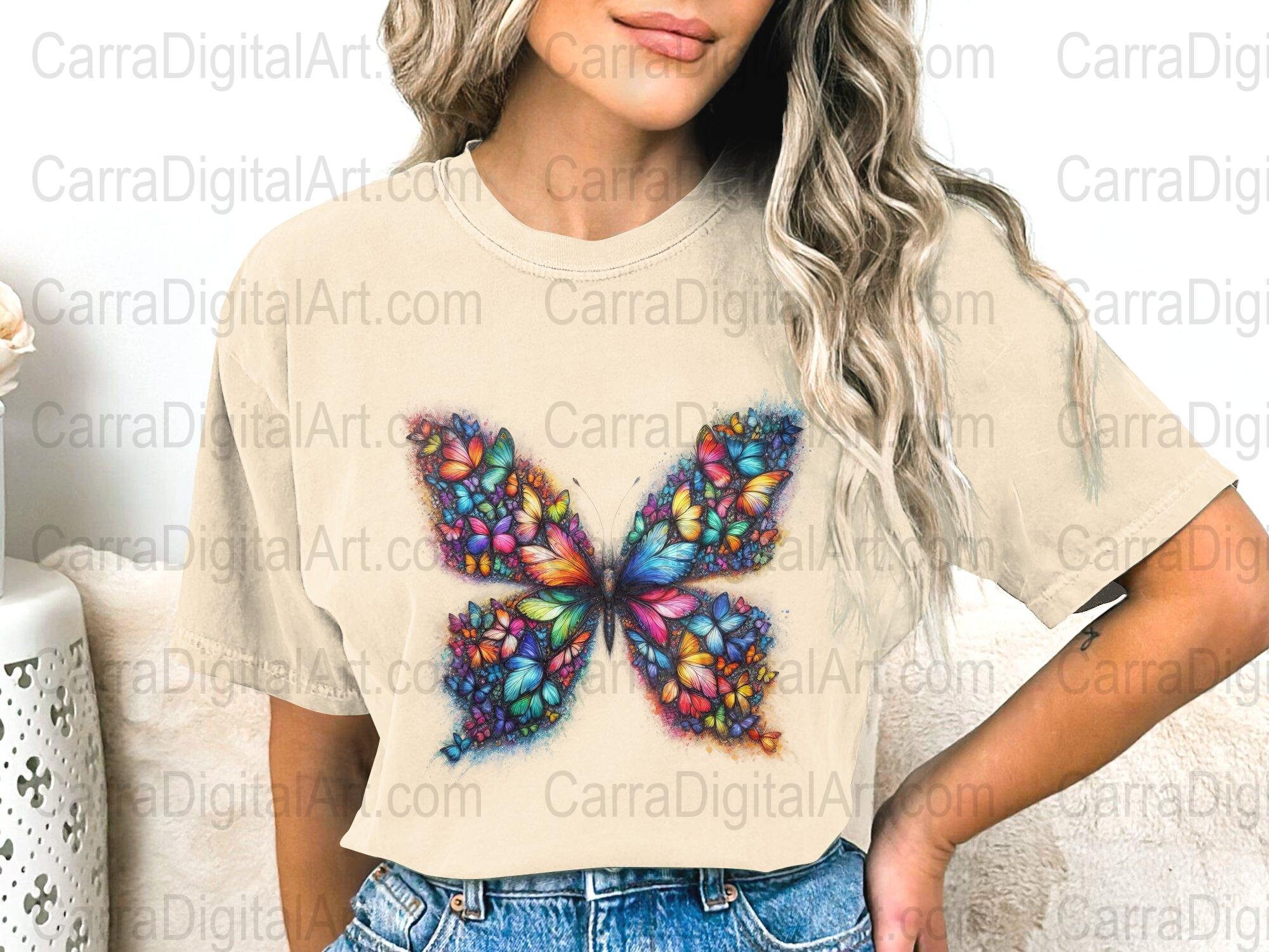 Buterrfly Png, Floral Butterfly Png, Butterfly Sublimation, Butterfly ...