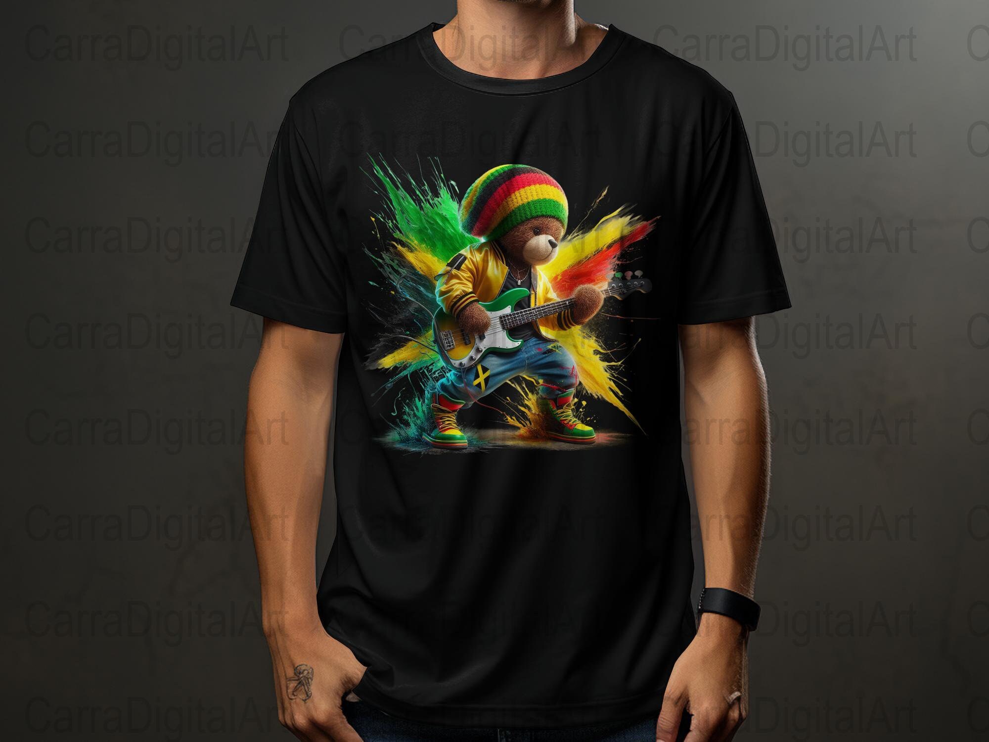 Teddy Bear Png, Hip Hop Rasta Teddy Bear PNG, Reggae Bear Clipart ...