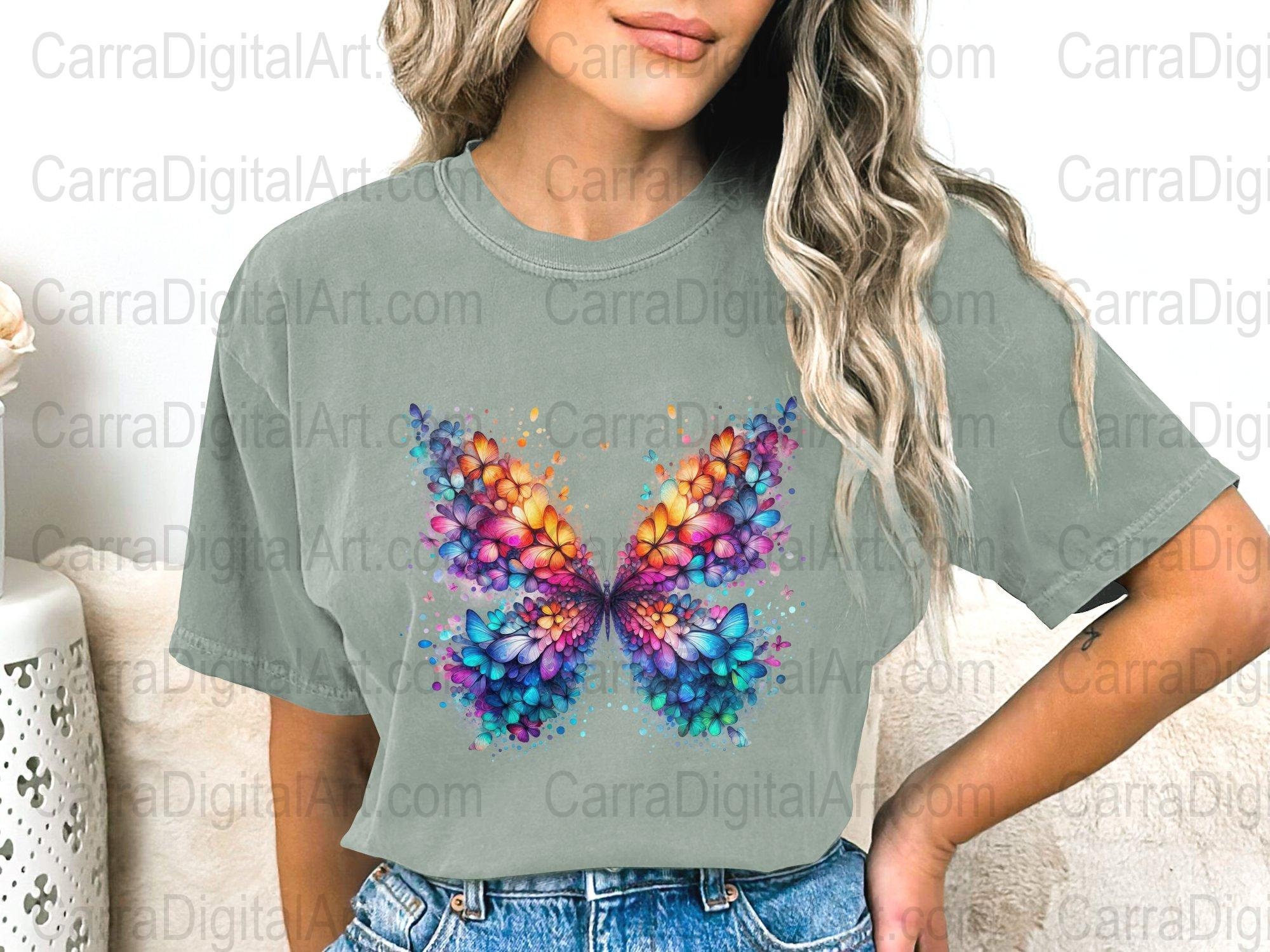Buterrfly Png, Floral Butterfly Png, Butterfly Sublimation, Butterfly ...