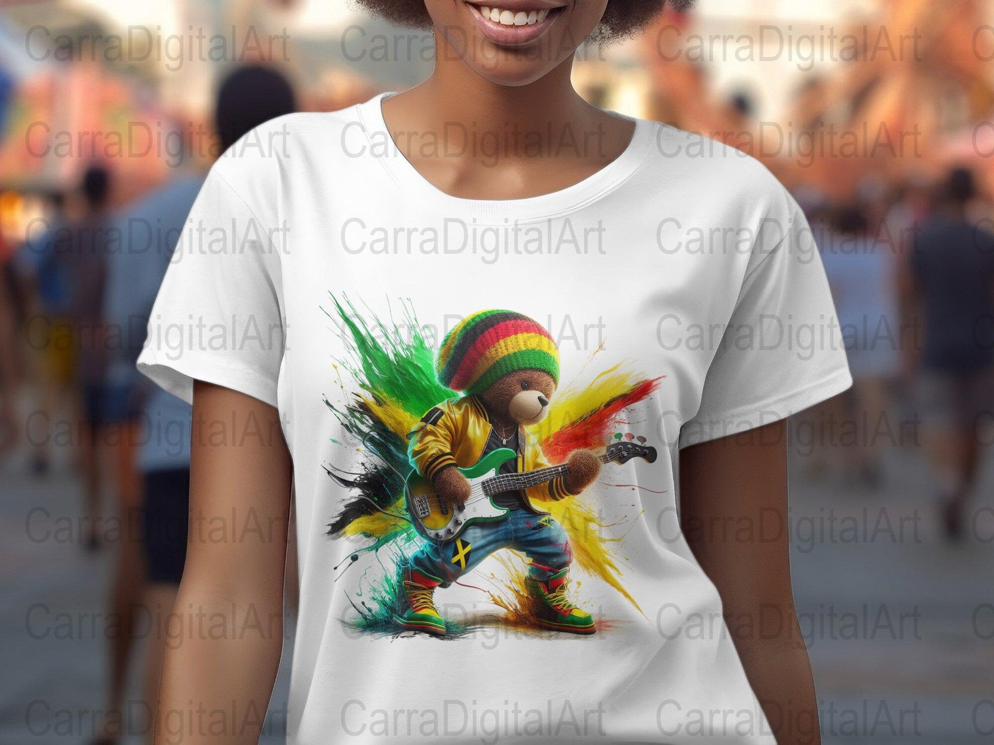 Teddy Bear Png, Hip Hop Rasta Teddy Bear PNG, Reggae Bear Clipart ...