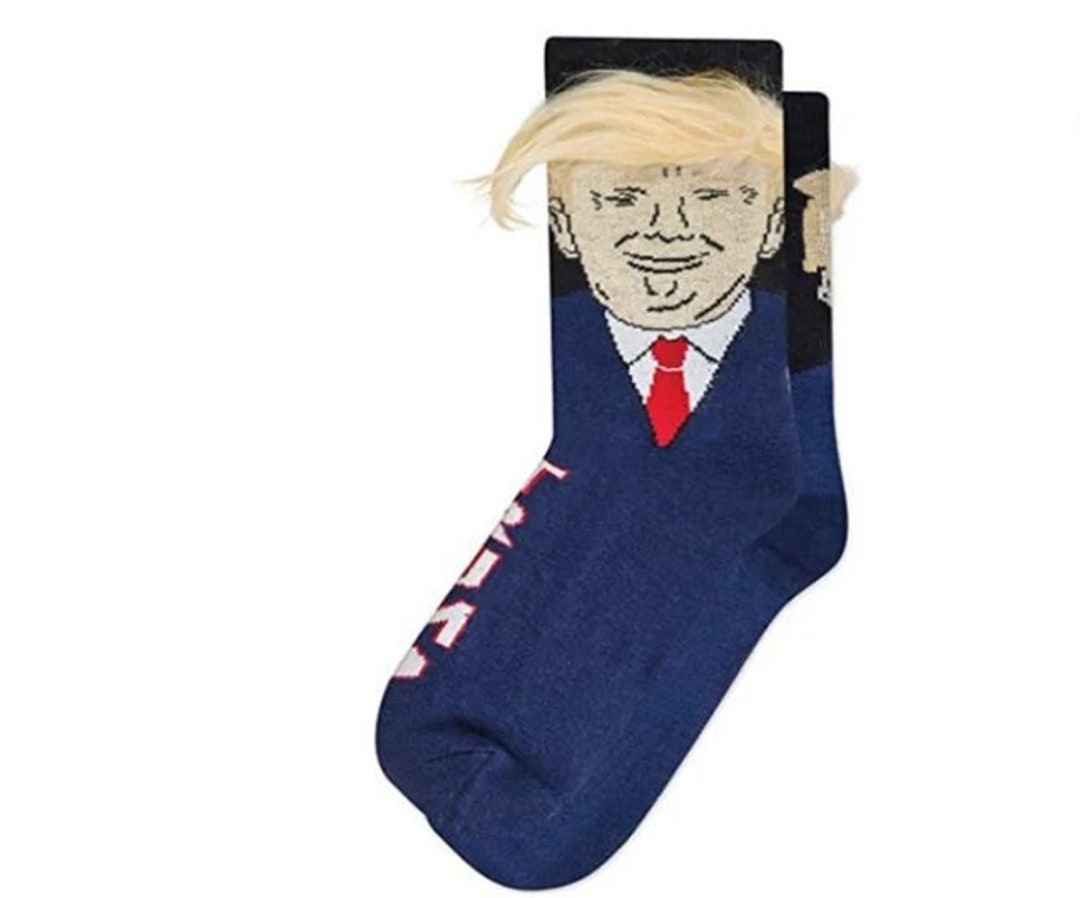 Funny Donald Trump Socks Unisex Funny Socks Fashion Crazy - Etsy