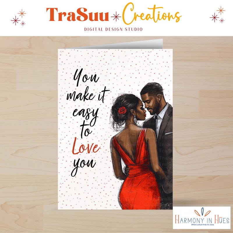 African American Valentines Day Cards - Etsy