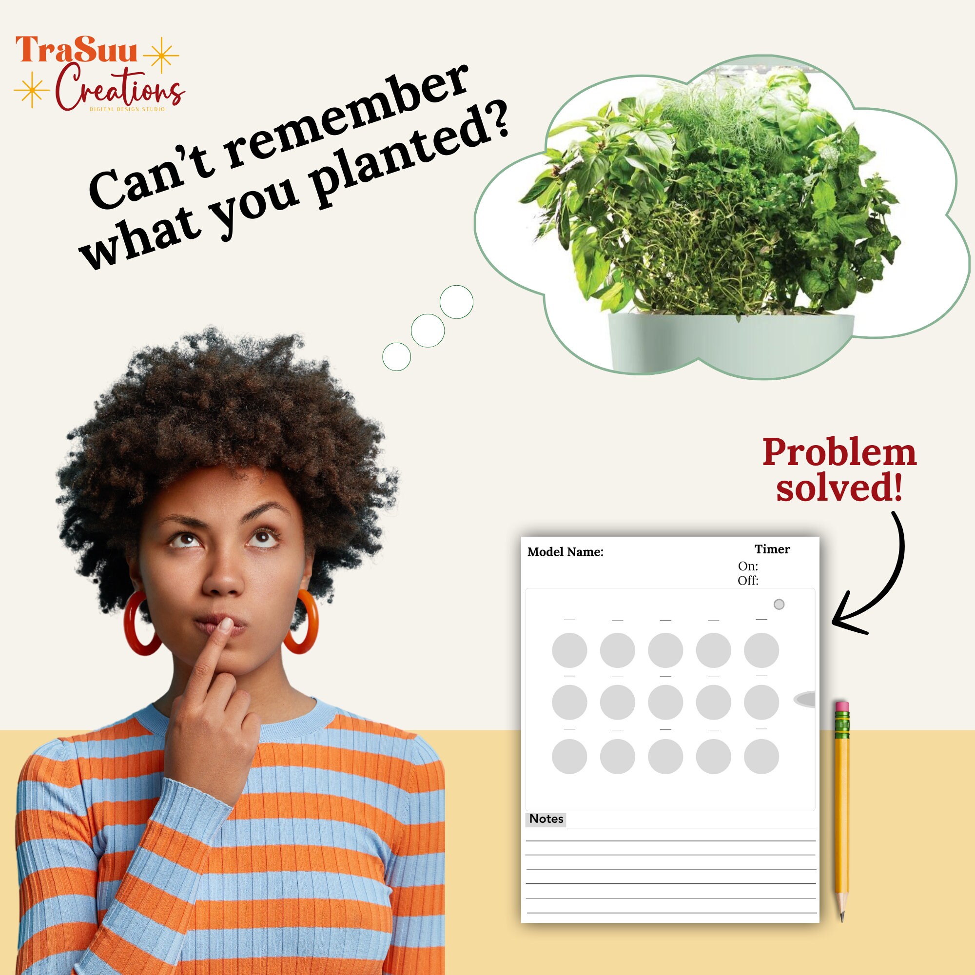 Indoor Garden| Seed Starting | Template| Aerogarden | Hydroponic Garden ...