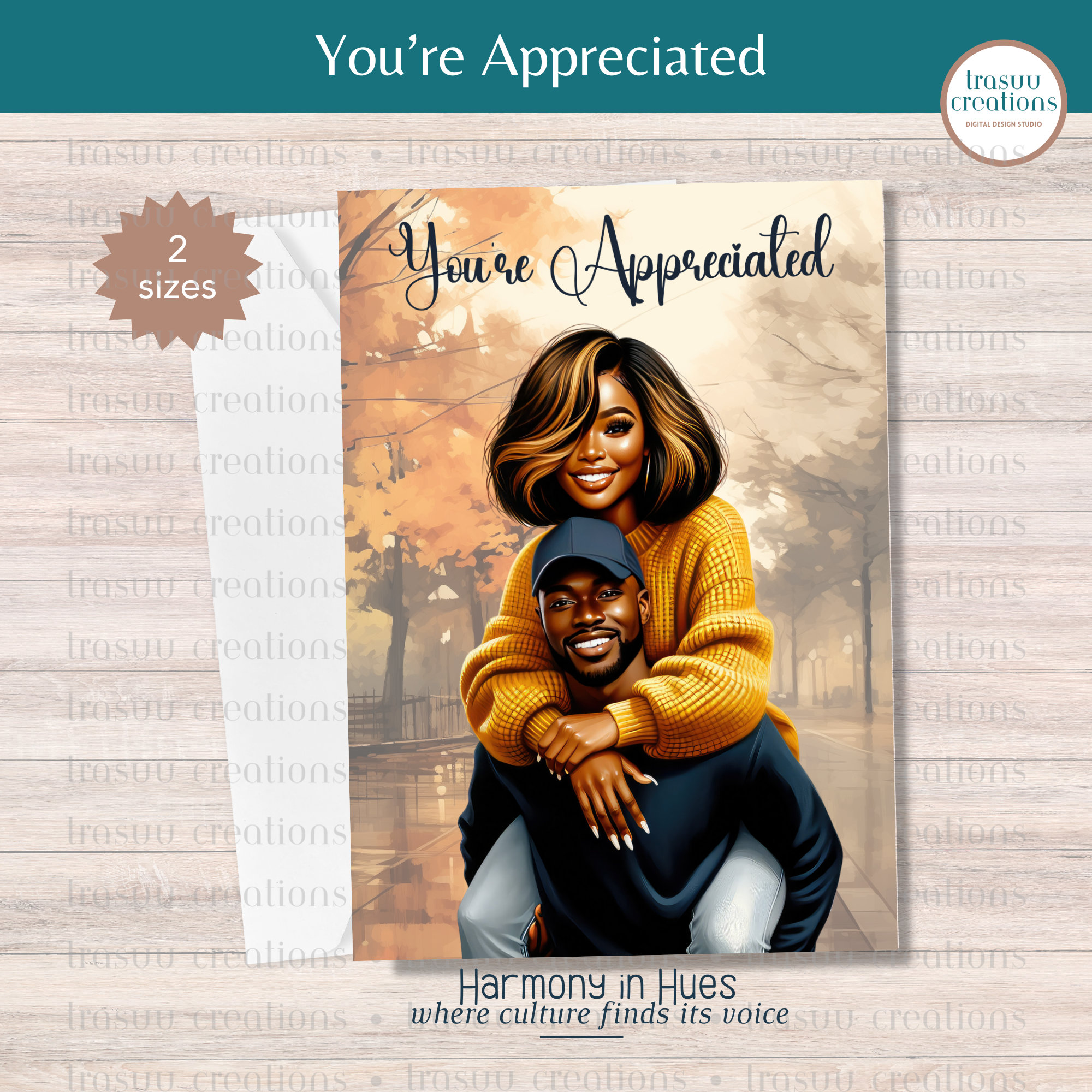 Black Love | Black Greeting Card | African American Card | Just Because ...