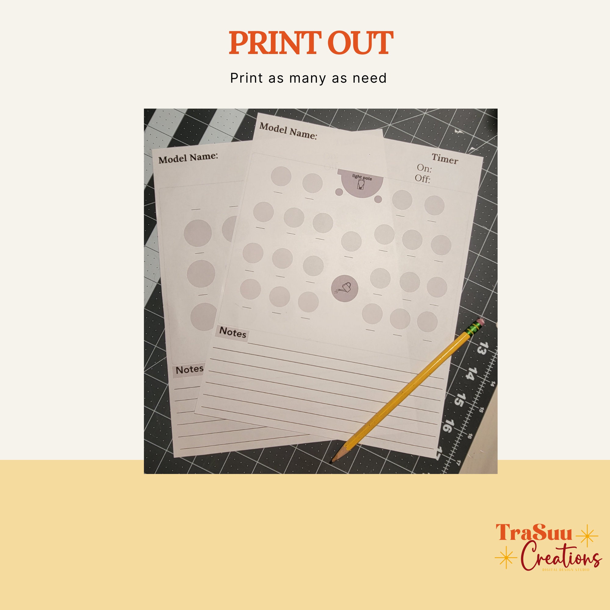 Indoor Garden| Seed Starting | Template| Aerogarden | Hydroponic Garden ...