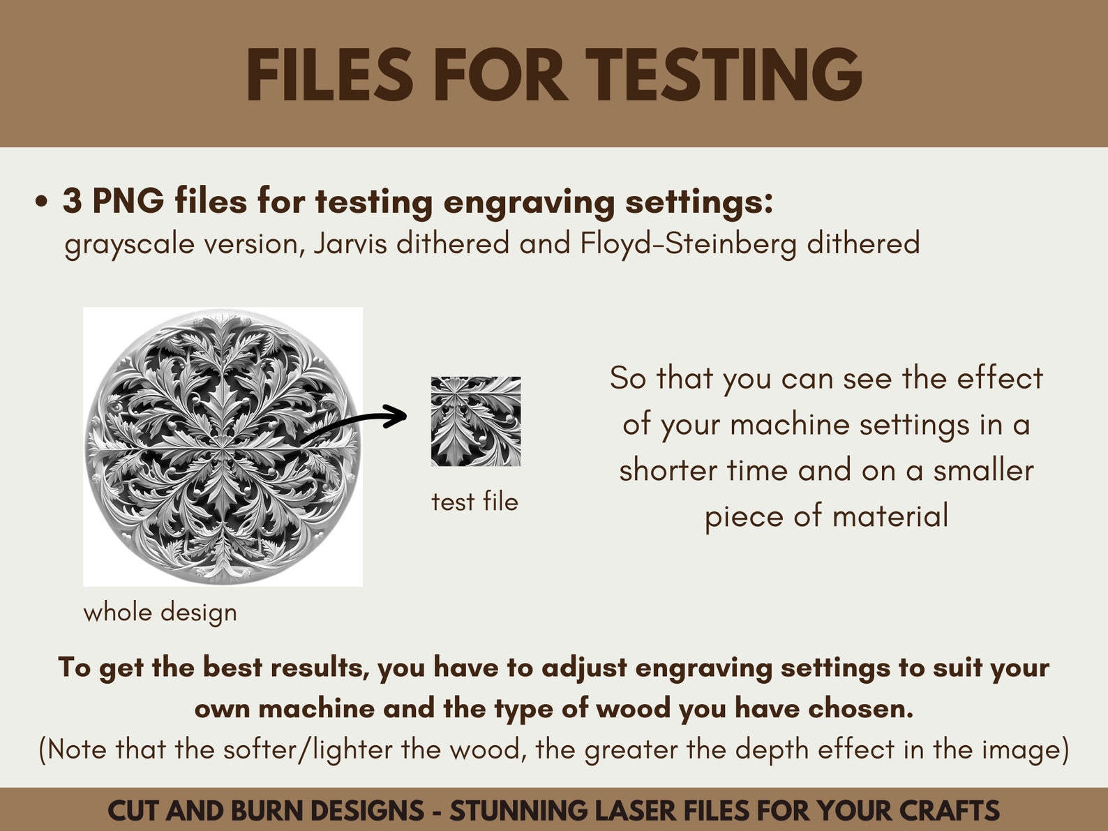 Laser Burn Snowflake PNG for 3D Illusion Engrave, Laser Ready, Digital ...