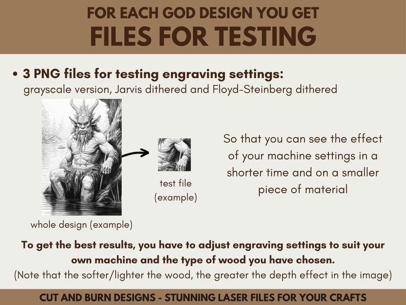 PNG Files Made for Laser Engrave Forest God, Pagan, Occult, Leshy ...