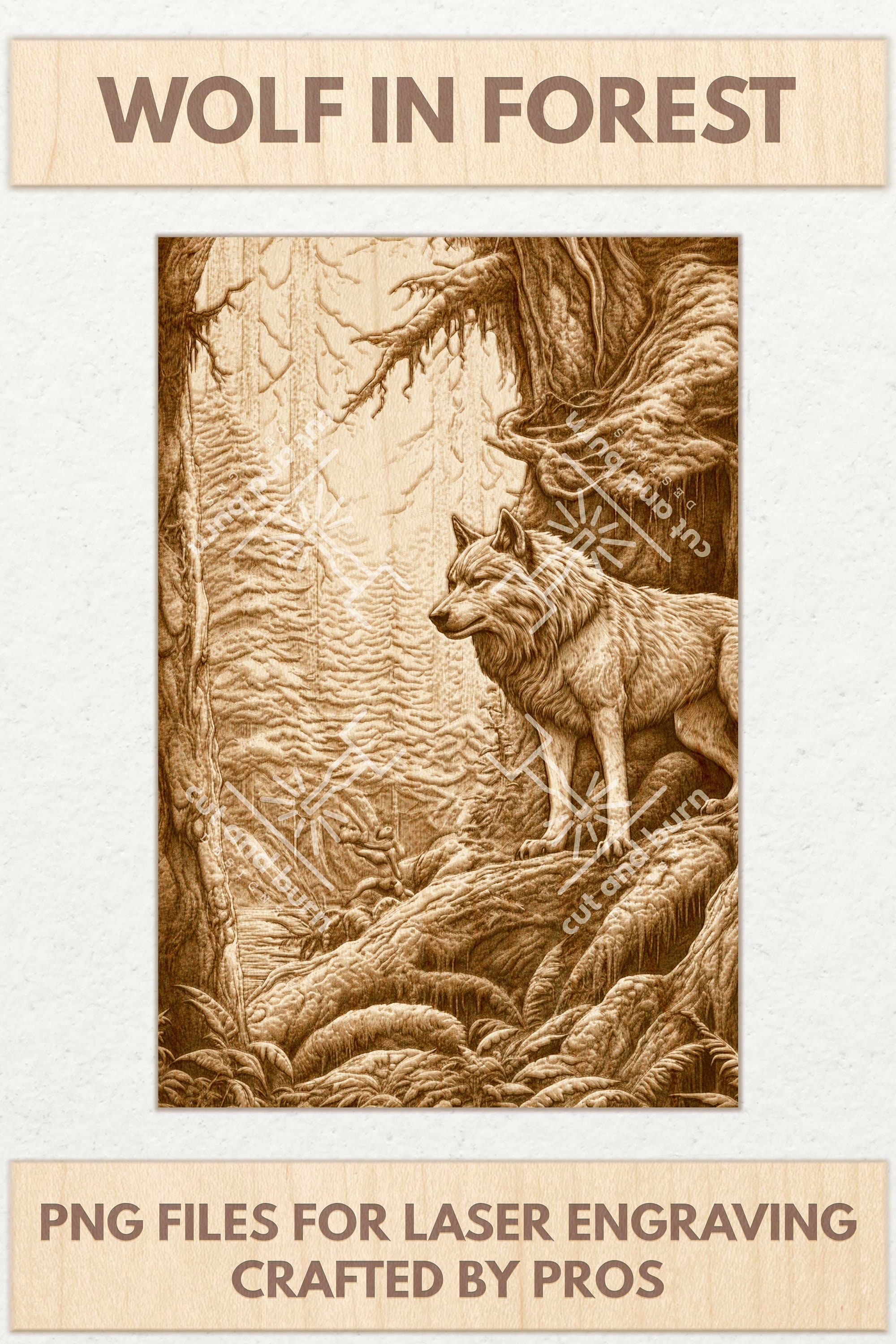 PNG Files Made for Laser Engrave Wolf, Wildlife, Wild Life National ...