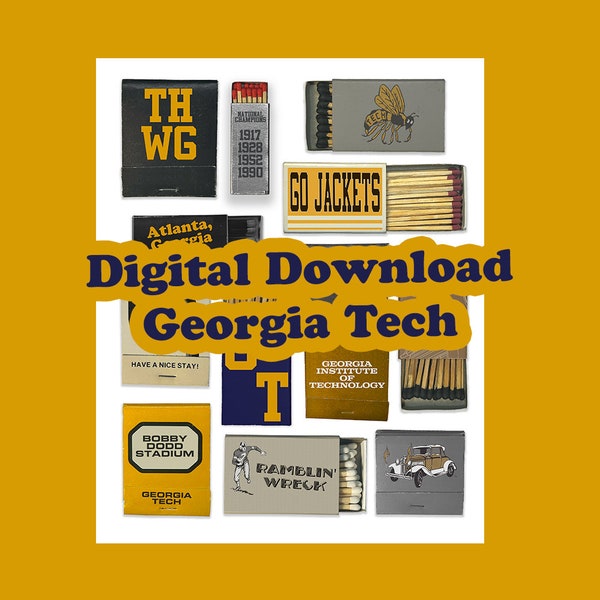 Georgia Tech Art - Etsy