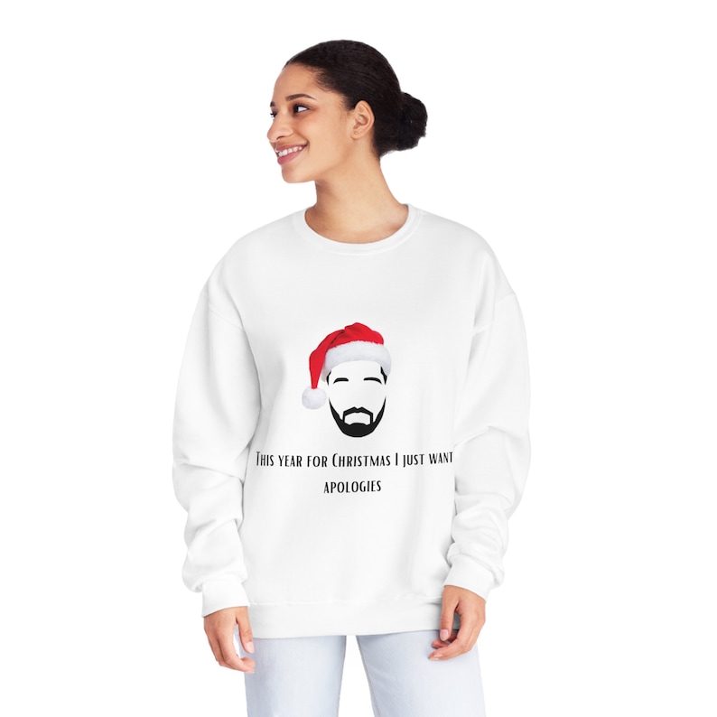 Drake Redemption Lyrics Crewneck-holiday Edition - Etsy