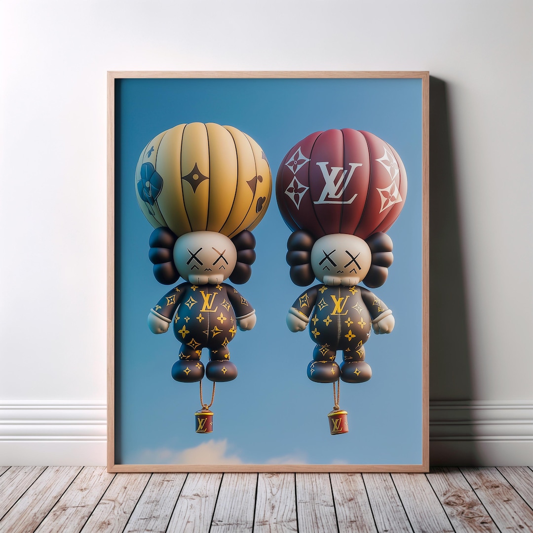 KAWS Inspired Wall Art Poster, Kaws Poster, Kaws Print, Kaws Wall Art ...