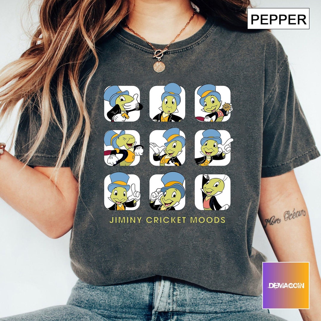 Disney Jiminy Cricket Moods Cute Face Box Up, Disney Family Matching ...