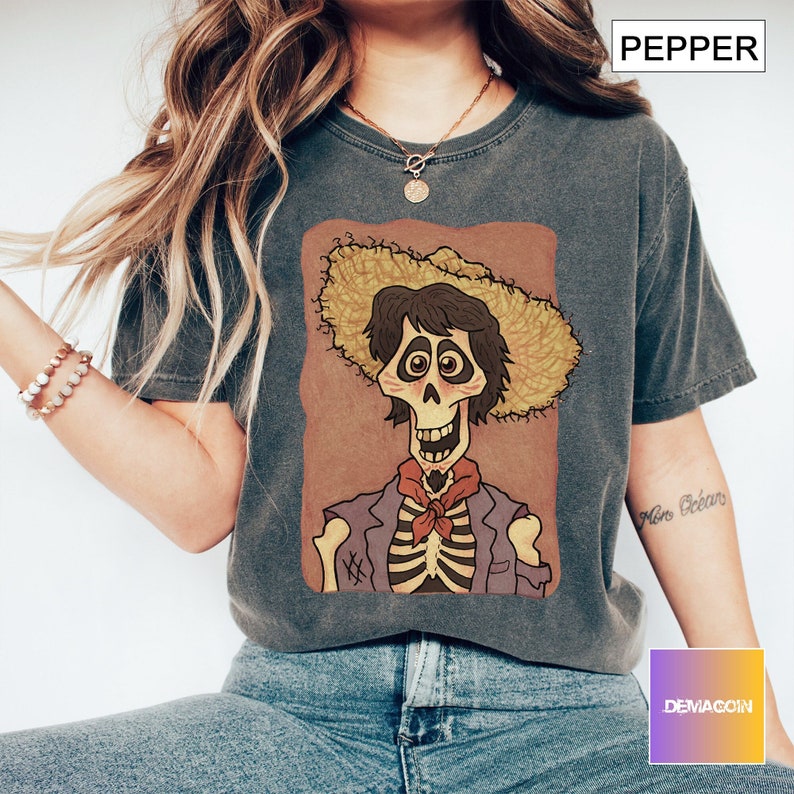 Retro Disney Pixar Coco Héctor Comfort Colors Shirt, Un Poco Loco Shirt ...