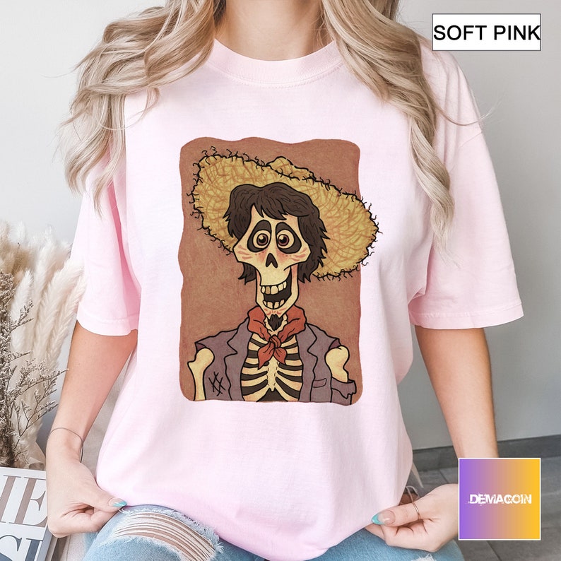 Retro Disney Pixar Coco Héctor Comfort Colors Shirt, Un Poco Loco Shirt ...