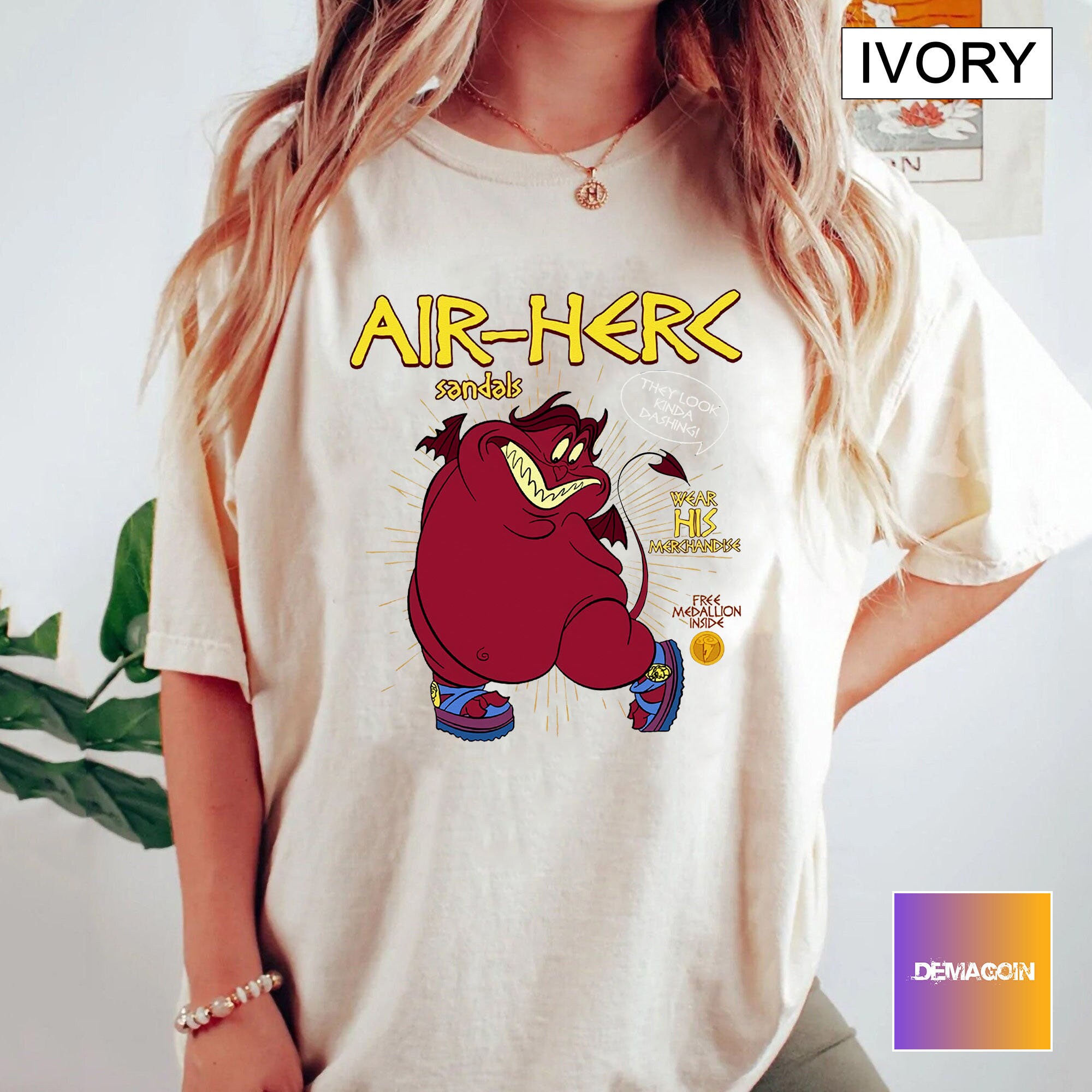 Air-herc Sandals, Wear His Merchandise, Free Medallion Inside, Hercules ...