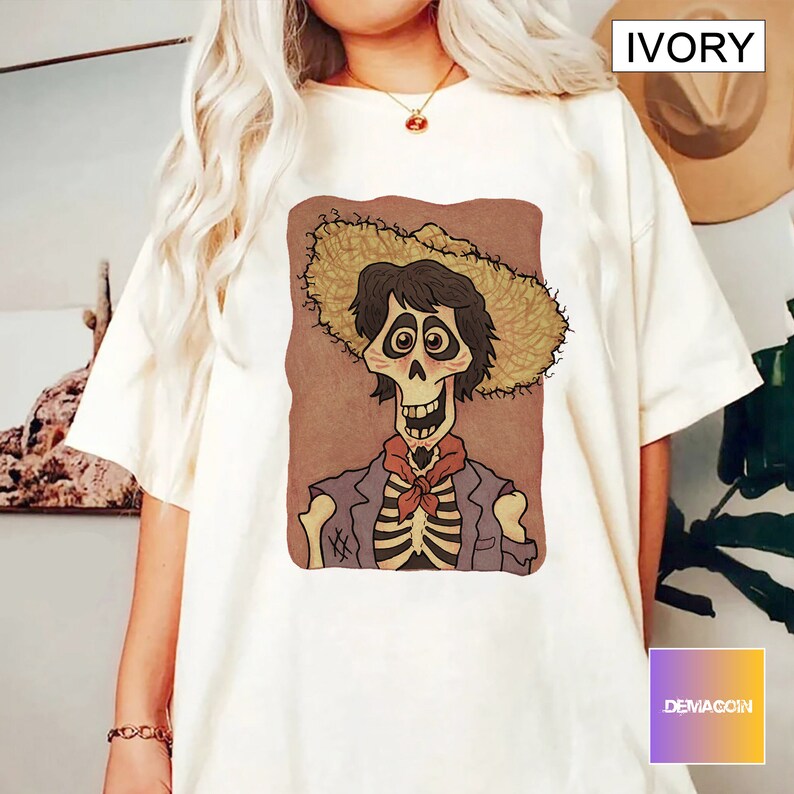 Retro Disney Pixar Coco Héctor Comfort Colors Shirt, Un Poco Loco Shirt ...