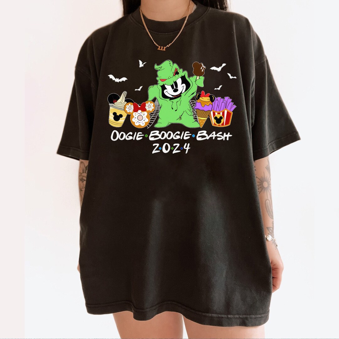 Oogie Boogie Bash 2024 Mickey Mouse Cosplay Shirt, Not so Scary Disney ...